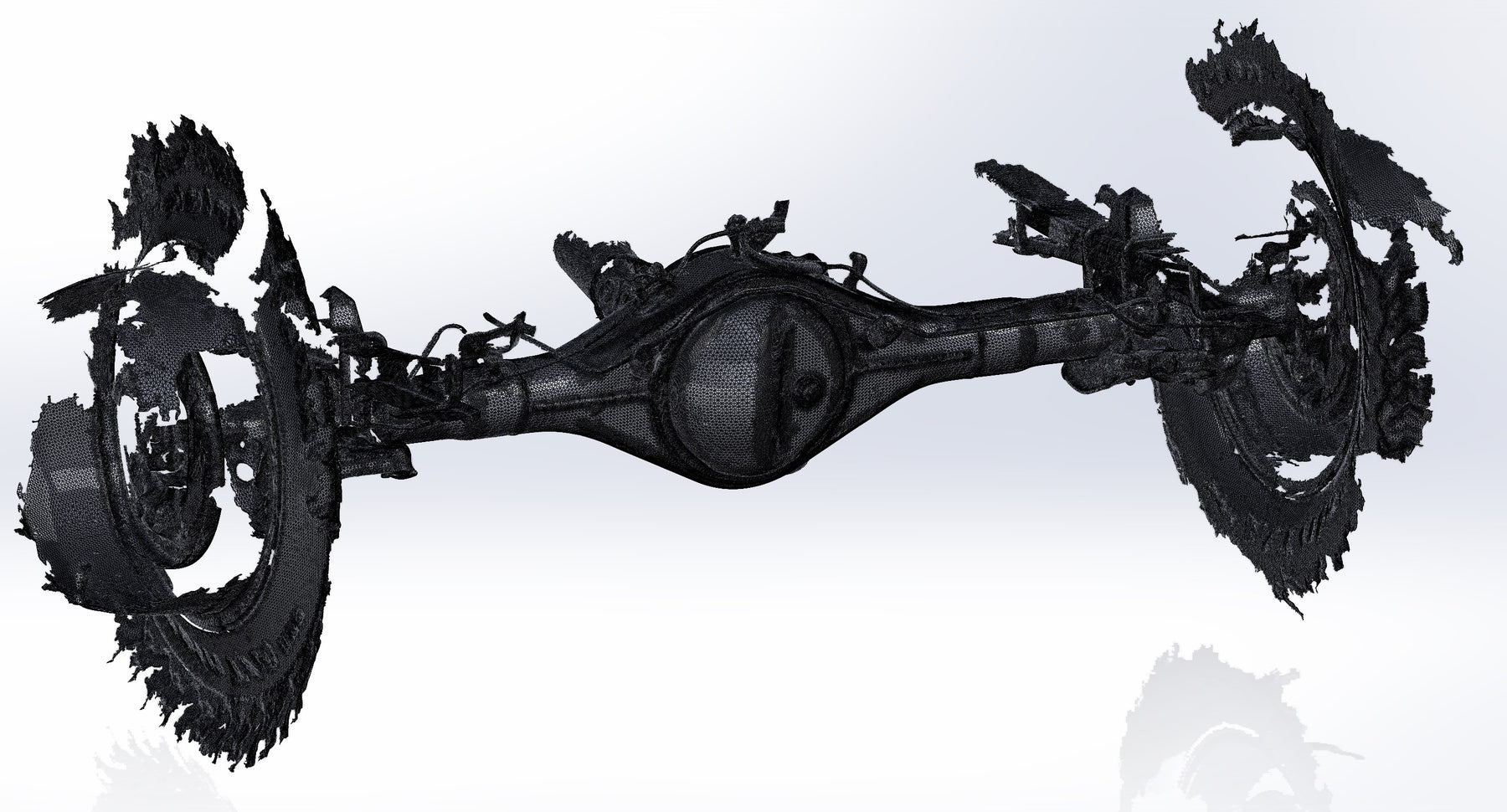 2016-2023 Toyota Tacoma Rear Axle Assembly (TRD Off-Road) 3D scan ...